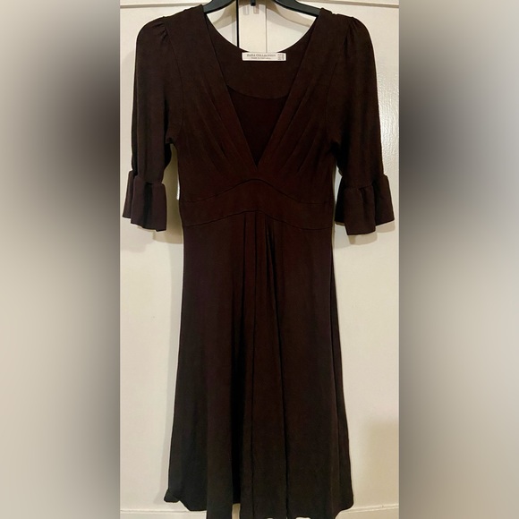 Zara | Dresses | Zara Basics Soft Brown Dress | Poshmark